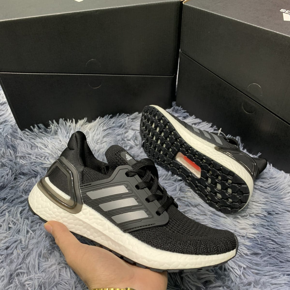 Giày Adidas Ultra Boost 6.0 Black white Rep 1:1