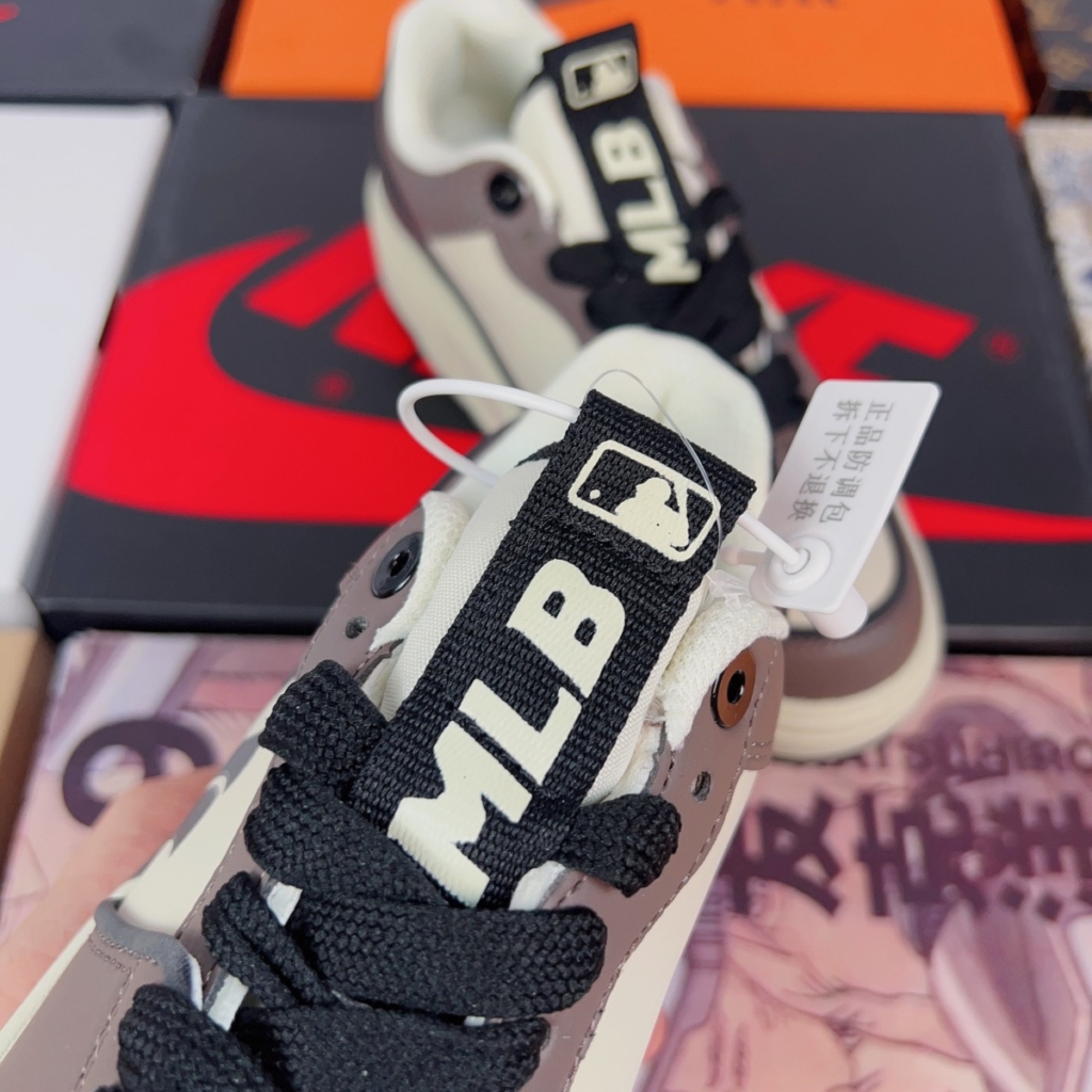 Giày MLB Chunky Liner Basic NY 'Brown' 3ASXCLB3N-50CGS