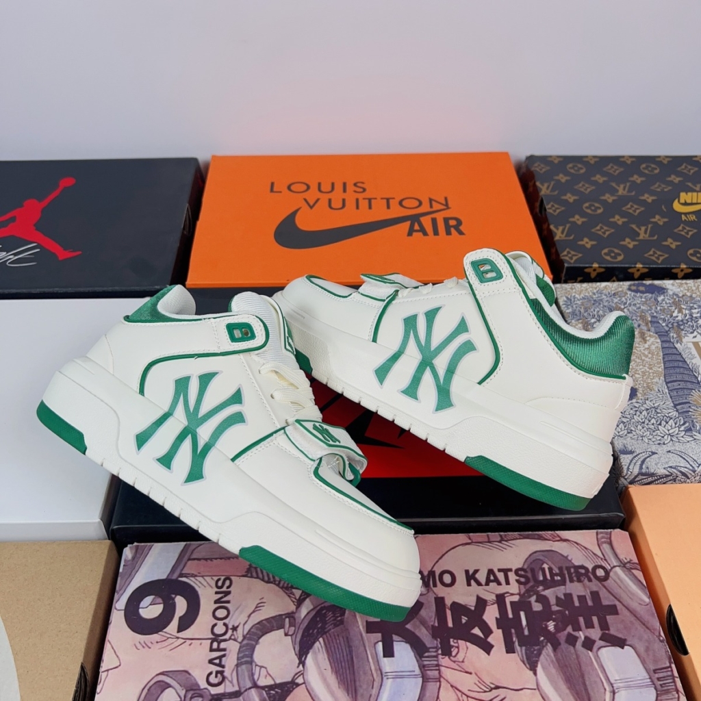 Giày MLB Chunky Liner Mid NY 'Green' 3ASXLMB3N-50GNS